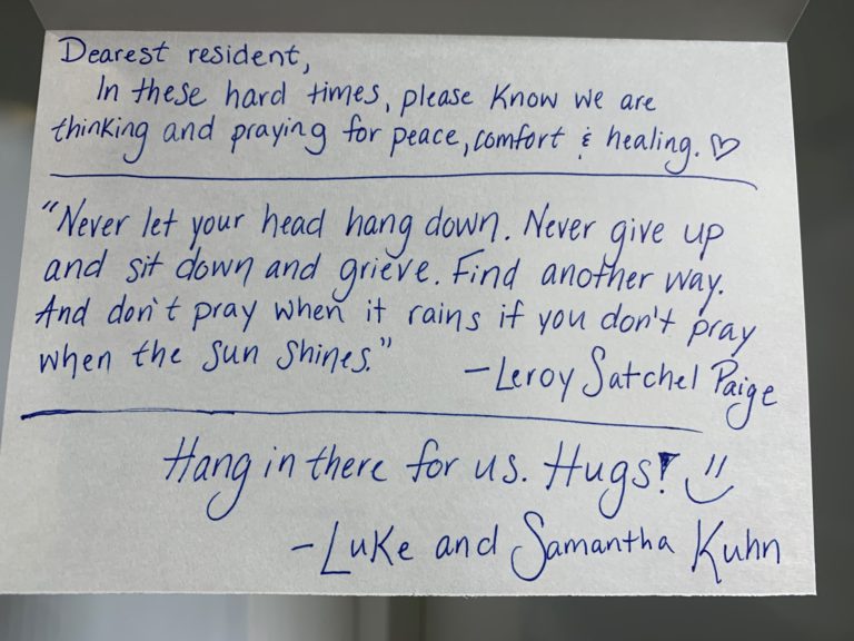 Fight loneliness by writing cards to seniors - Born in Defiance