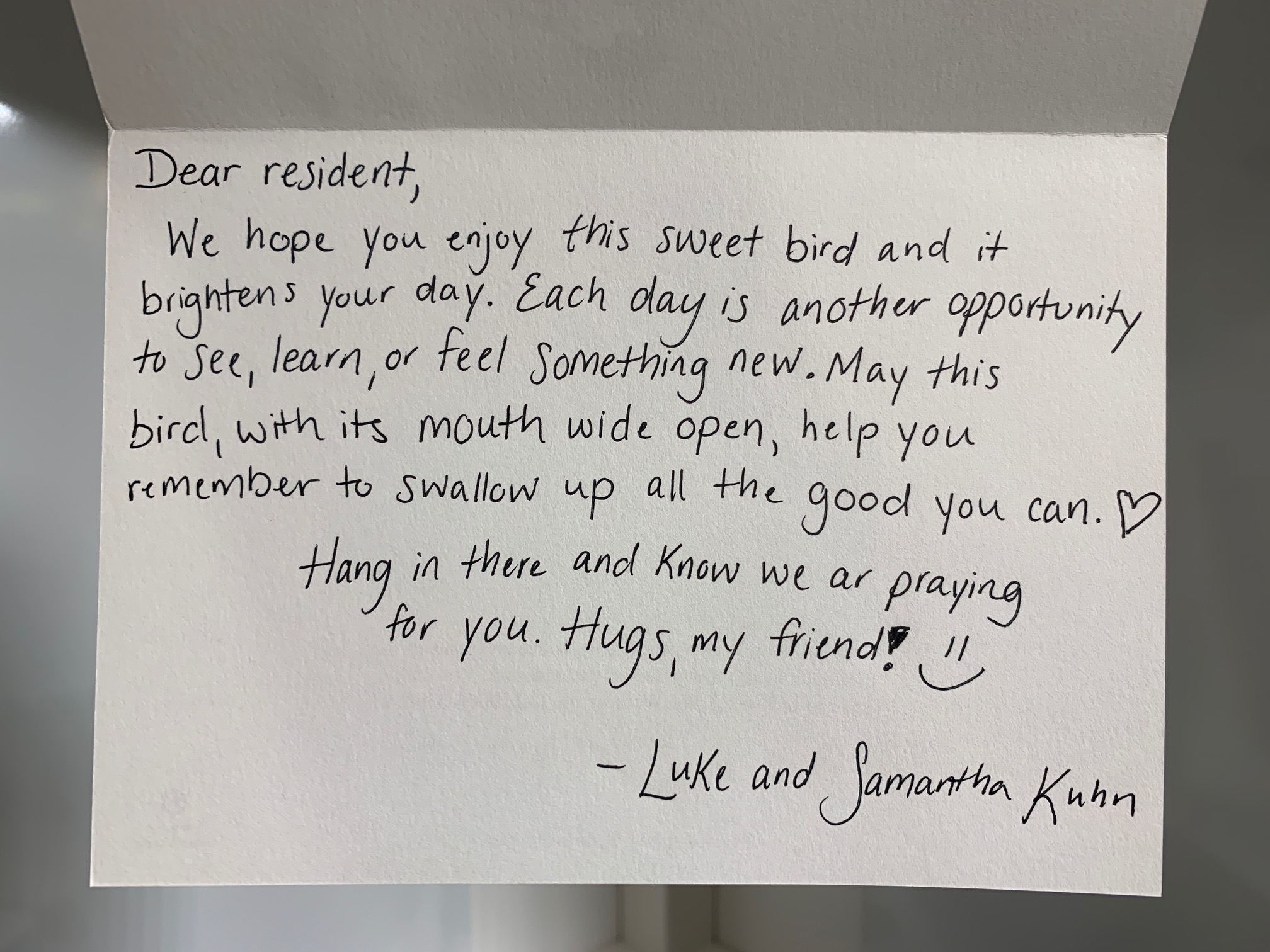 Fight loneliness by writing cards to seniors - Born in Defiance